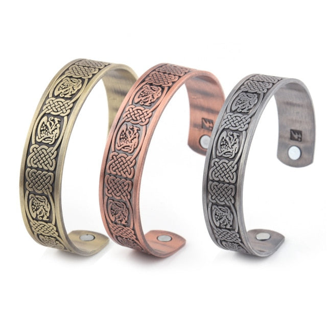 Vintage Viking Bangles, Tree of Life/ Runes/ Odin's Symbol – Viking ...
